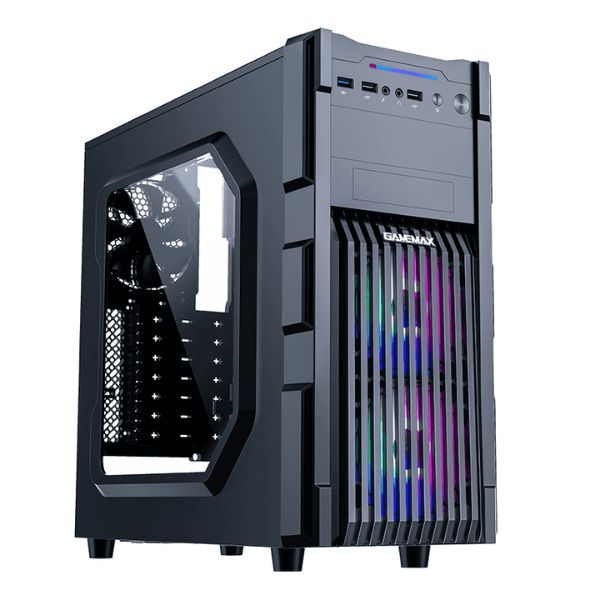 Case gaming GAMEMAX GM-ONE/ Mid Tower/ ATX/ 3x Fan ARGB 120mm/ Lateral