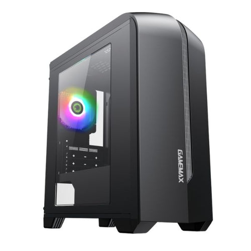 Case Gamemax H601 HERO MATX NEGRO-GRIS 2xUSB/ 1 HD AUDIO/ 6 FAN FRGB/