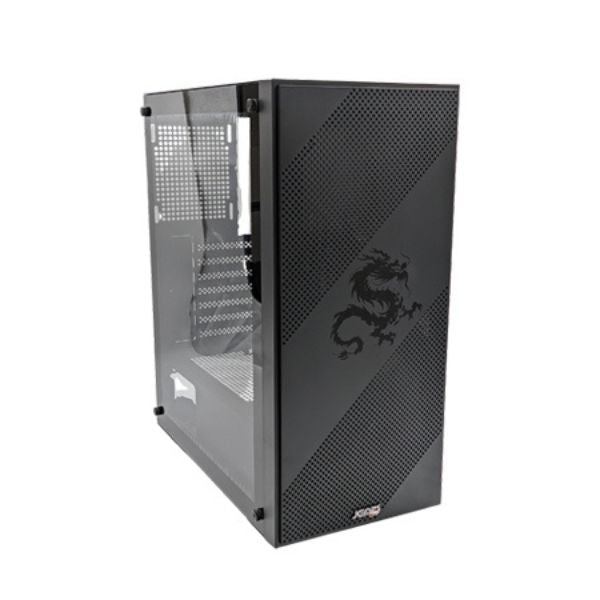 Case gaming Jemip DRAGON - Mid Tower - ATX - Negro - USB 3.0 + 2x USB
