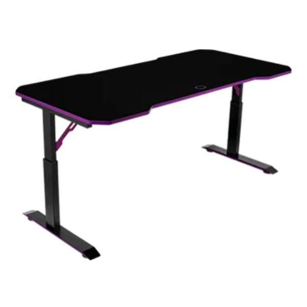 Mesa Gamer Cooler Master GD160 Negra/Morada, 160 CM, 3 Niveles de Altu