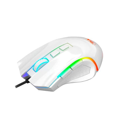 Mouse Gamer Redragon Griffin M607W Blanco RGB Chroma Sensor Optico Pix