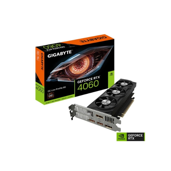Tarjeta gráfica Gigabyte NVIDIA GeForce RTX 4060 Low Profile Overclock