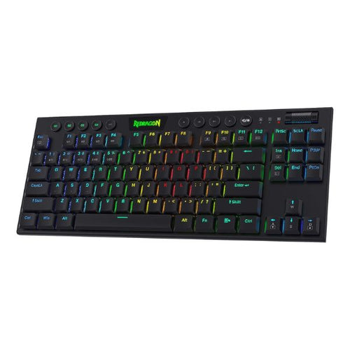 Teclado mecánico K621-RGB Horus con RGB ,inalámbrico, cable ultra delg