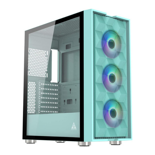 Case GOLDEN FIELD MAGE-U Mint Green Gaming PC ATX/MATX/ITX Mid Tower 3