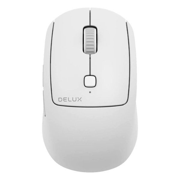 Mouse Delux M320GX Inalambrico 2.4GHZ Color Blanco
